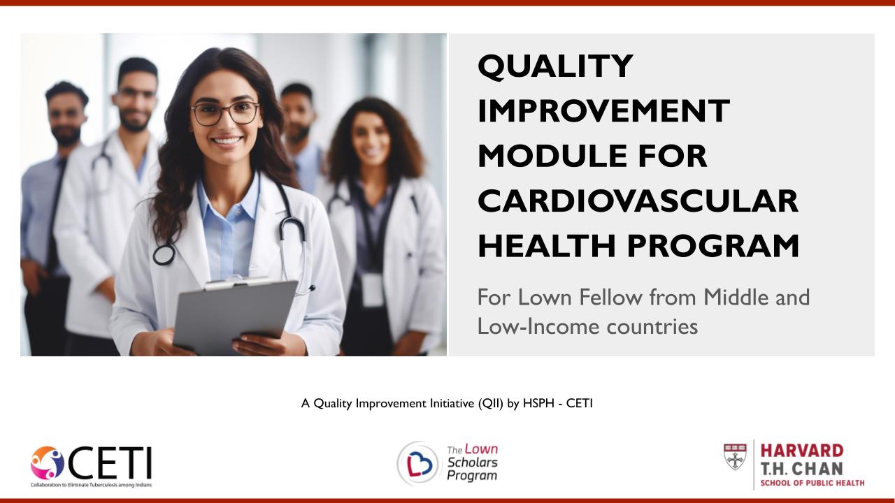 Quality Improvement Module for Cardiovascular Health Program » CETI ...