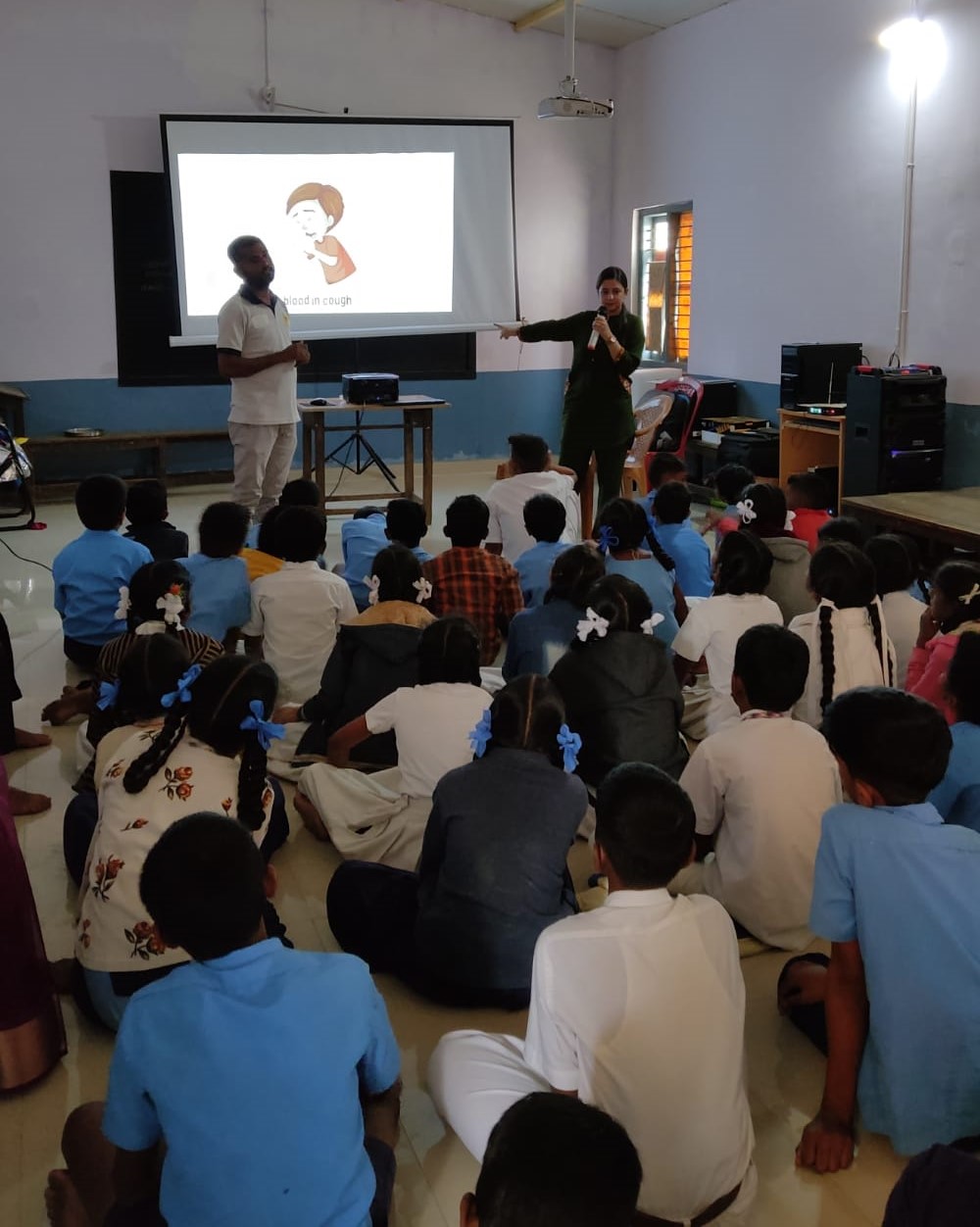 CAP-TB | Kyathamaranhalli School TB Awareness Activity | Mysuru | 10th ...
