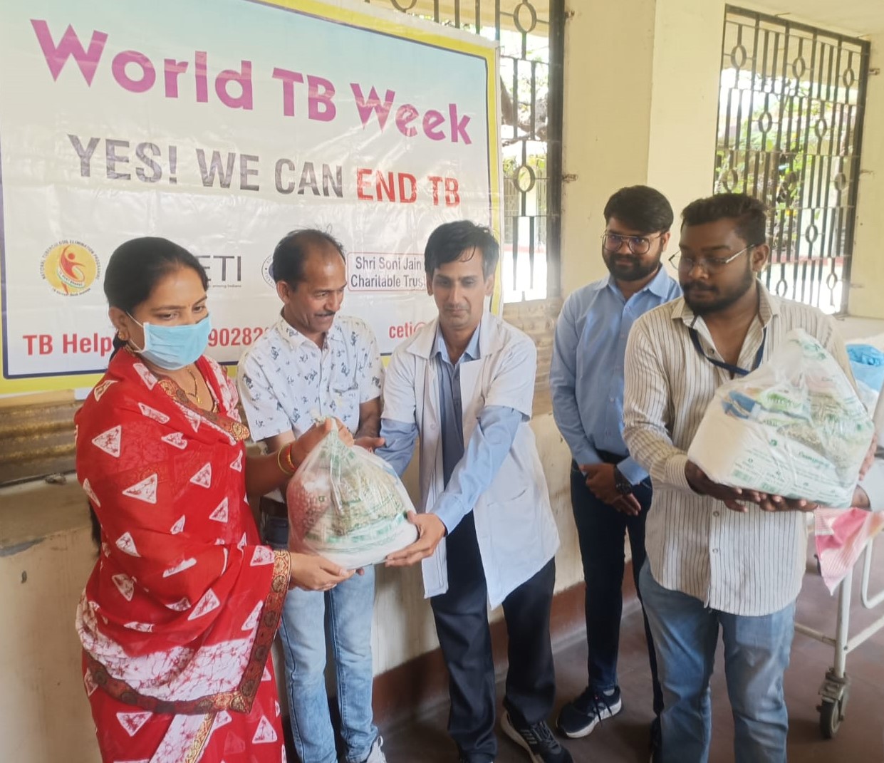 TB Awareness Activity Ration distribution for TB patients | 28th March ...
